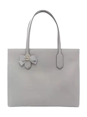 Gucci Gg Ribbon Tote Bag - Grey