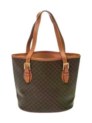 Celine Macadam Bucket Shoulder Bag - Brown