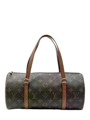 LOUIS VUITTON Papillon Monogram Handbag - Brown