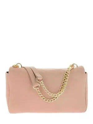 Moschino Logo-plaque Shoulder Bag - Neutrals