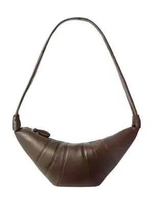 LEMAIRE Medium Croissant Bag In Nappa Lamb Leather - Brown