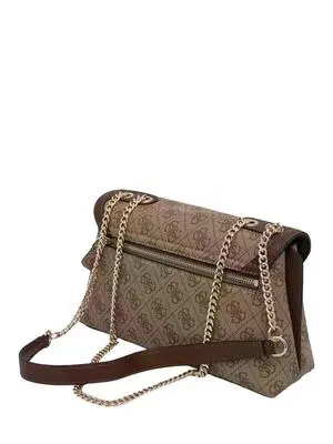 Guess Lindsey Shoulder Bag - Brown