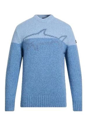Paul & Shark Virgin Wool And Nylon Mélange Crewneck Sweater - Blue