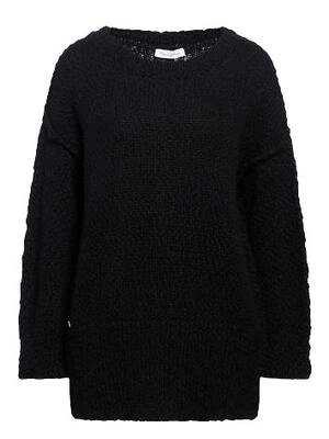 MANILA GRACE Wool And Polyamide Crewneck Sweater - Black