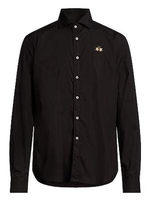 LA MARTINA Shirt Size Cotton - Black