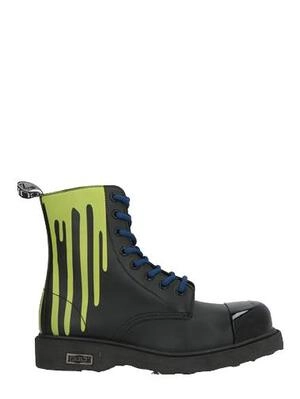 CULT Leather Lace-up Ankle Boots - Black