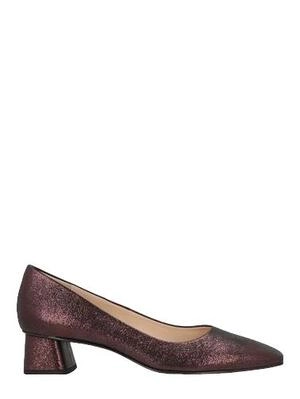 HOGL Bronze Leather Pumps - Yellow