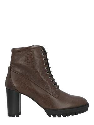 HOGL HŌGL Dark Leather Lace-Up Ankle Boots