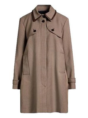 SANDRO SANDRO Mackintosh Tweed Overcoat