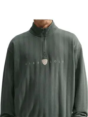 Nike Therma-fit 1/2-zip T-shirt - Camo Green/limestone