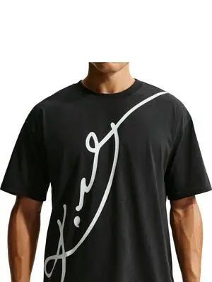 Nike X Kobe Dri-fit T-shirt 'black Medium Ash - Black/medium Ash