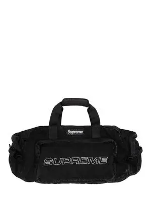 Supreme Denim Duffle Bag - Black