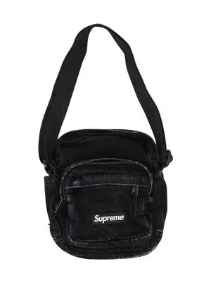 Supreme Denim Shoulder Bag - Black