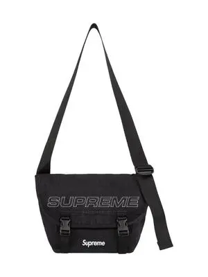 Supreme Denim Messenger Bag - Black