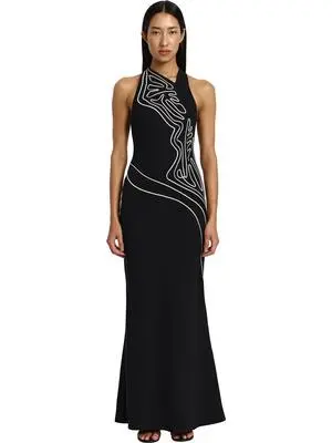 Significant Other Vhari Gown Maxi Dress - Black