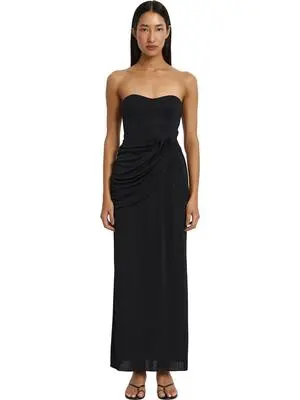 Significant Other Strapless Maxi Dress - Black
