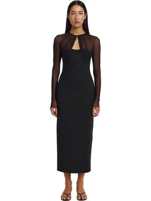 Significant Other Clementine Long Sleeve Dress - Black