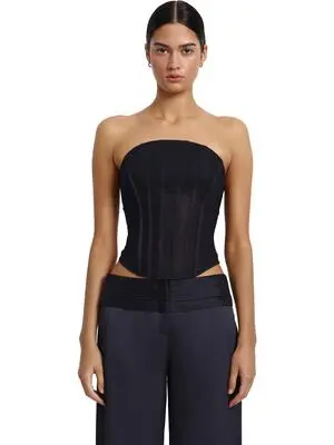 Significant Other Delphi Lace Corset Top - Galaxy