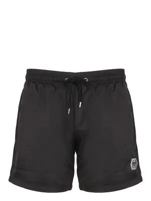 Philipp Plein Hexagon Logo Patch Swim Shorts - Black