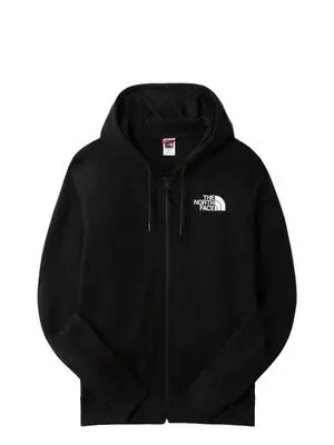 The North Face Logo-print Zip-up Hoodie - Black