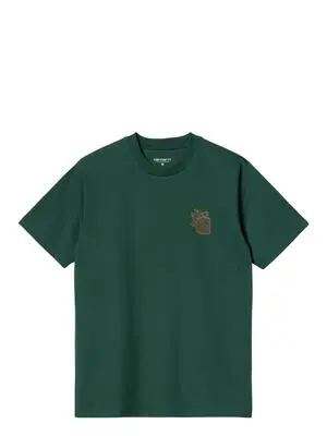 Carhartt Work In Progress T-shirt With Round Neck And Short Sleeves - Green