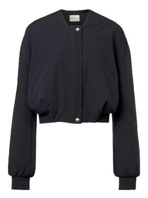 Khaite Cordan Technical Fabric Zip-up Jacket - Black