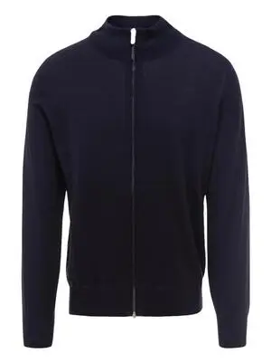 Brunello Cucinelli High-neck Zip-up Cardigan - Black