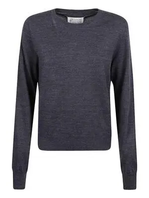 MAISON MARGIELA Crew Neck Sweater - Black