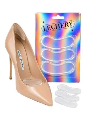 LECHERY® 3-pack Heel Liners - Clear