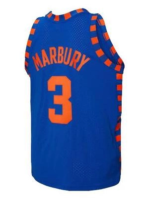 Mitchell & Ness Stephon Marbury New York Knicks 2005/06 Hardwood Classics Swingman Jersey - Blue