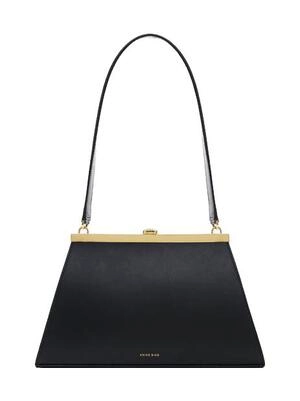 ANINE BING Smooth Leather Bag - Black