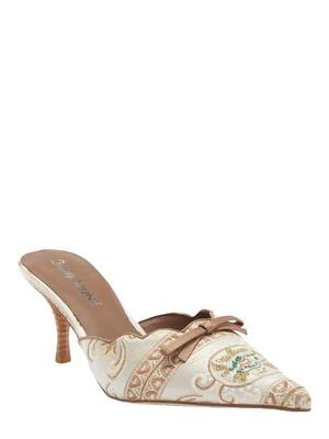 Jeffrey Campbell Decadent Pointed Toe Mule - Natural Multi