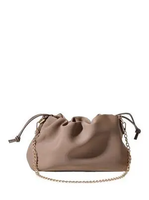 POP UPS BRAND Puff Neoprene Clutch - Mocha
