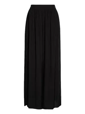 Elan Wide Leg Cover-up Pants - Black