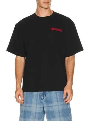PLEASURES Impact Heavyweight Tee - Black