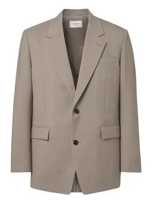 Saint Laurent Wool And Mohair Blazer - Grey