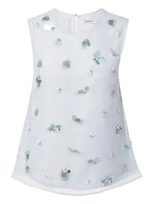 Simkhai Celia Embellished Top - Blue