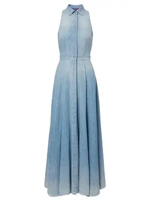 Ralph Lauren Peyton Denim Maxi Dress - Blue