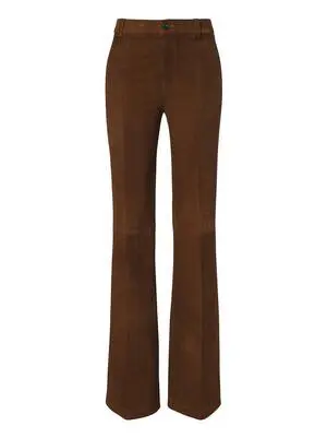 Stouls Lizzy Suede Bootcut Pants - Brown
