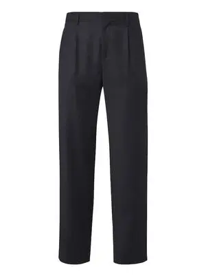 Agnona Wool Wide-leg Pants - Blue