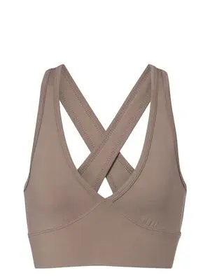 NORBA Racerback Sports Bra - Brown