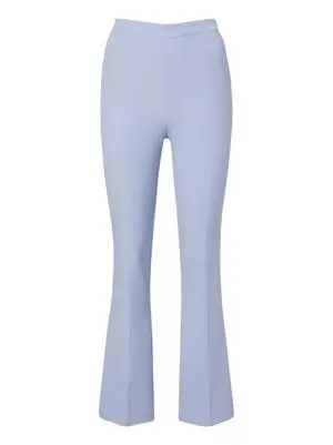 Safiyaa Mari Crêpe Flared Pants - Blue