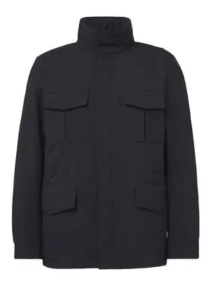 Agnona Field Jacket - Blue