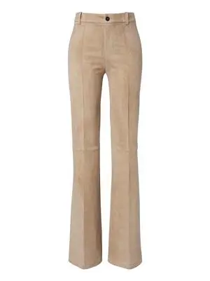 Stouls Lizzy Suede Bootcut Pants - Beige
