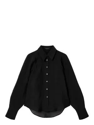 ALLSAINTS Cory Relaxed Fit Printed Shirt - Black