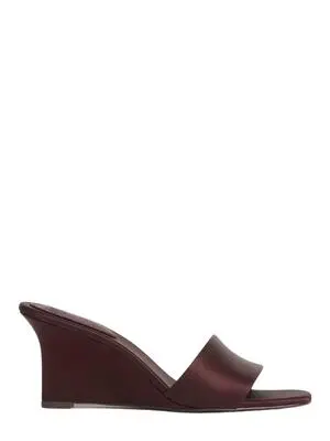 REFORMATION Gabriella Wedge Sandal - Brown