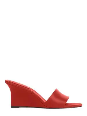 REFORMATION Gabriella Wedge Sandal - Red
