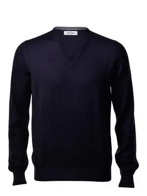 GRAN SASSO GRAN SASSO V-Neck Fine Knit Sweater