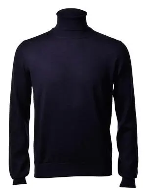 GRAN SASSO Turtleneck Sweater - Blue