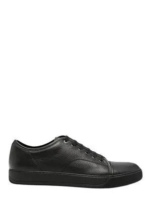 LANVIN Dbb1 Lace-up Leather Sneakers - Black